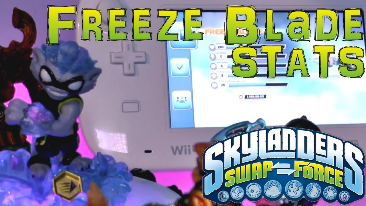 Stats Check: Freeze Blade - Skylanders Swap Force - YouTube