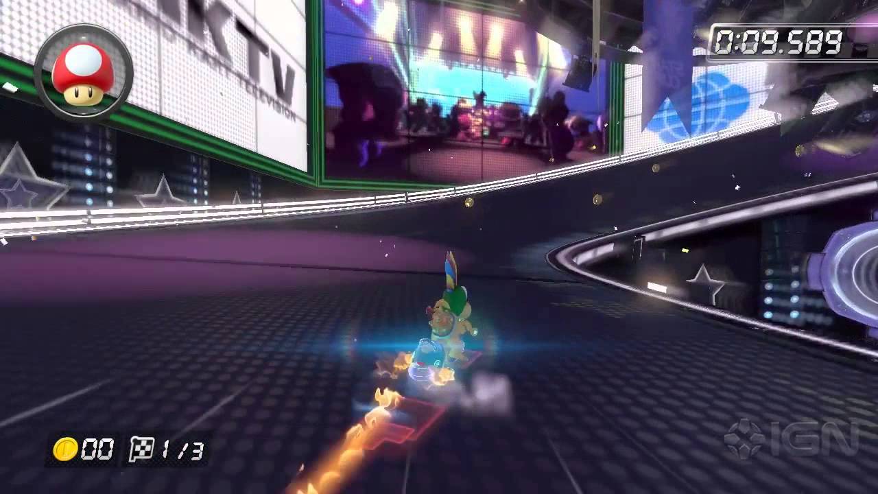 Mario Kart 8 - The Fastest Path: Electrodrome - YouTube