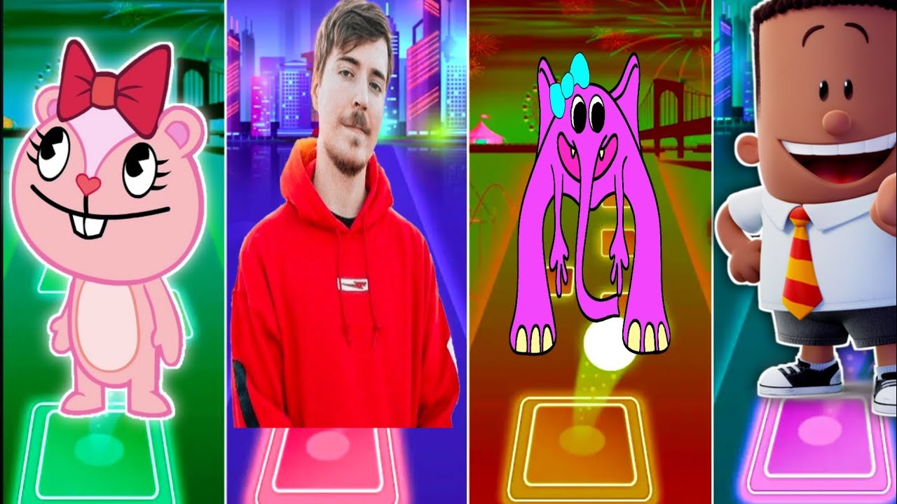 Happy_Tree_Friend 🆚Mr Beast🆚COACH_PICKALEENA🆚Captain Underpants🌟Who is ...