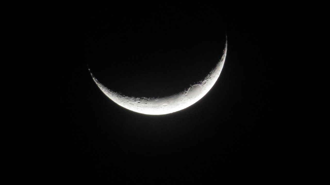 Waxing Crescent Moon ~ Sunday, March 2nd, 2025 - YouTube
