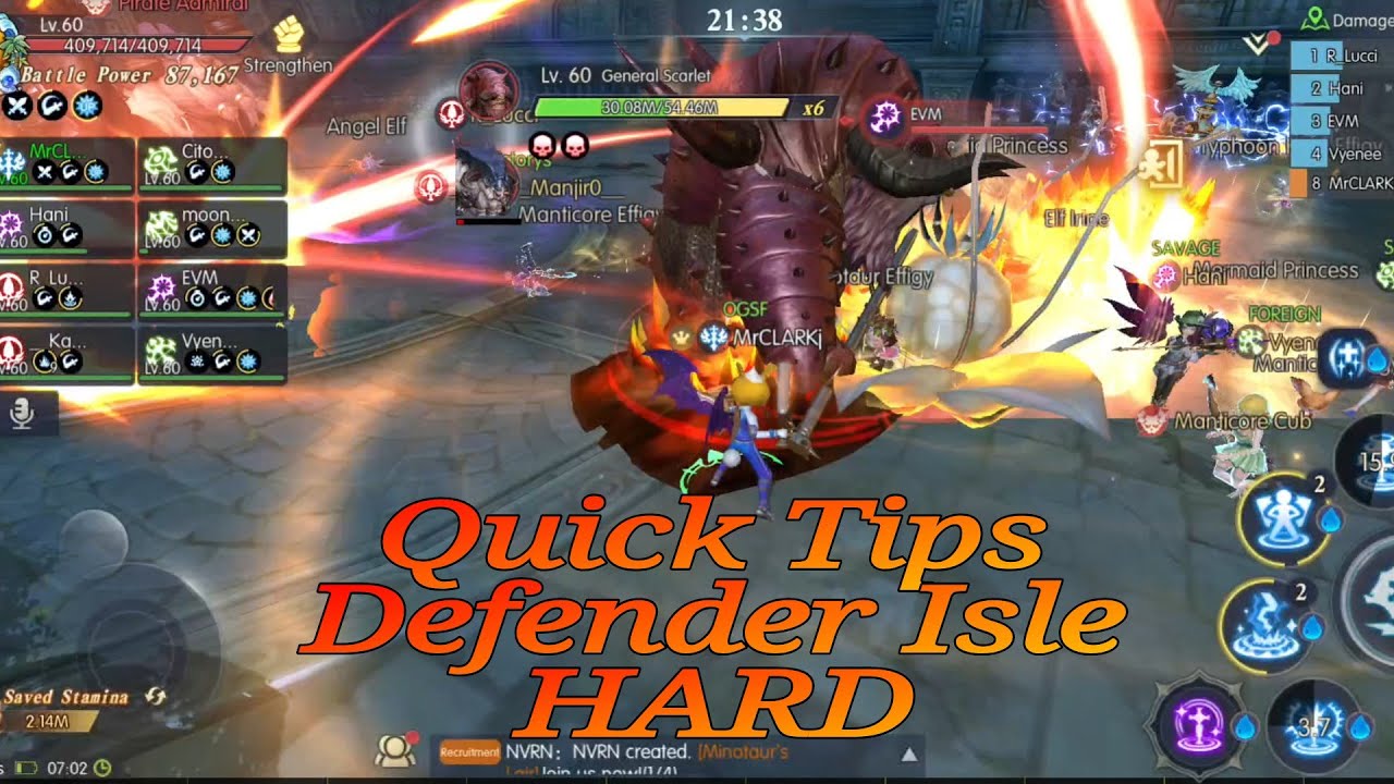 Defender Isle Hard | Sea Dragon Nest | Dragon Nest 2: Evolution Tips ...