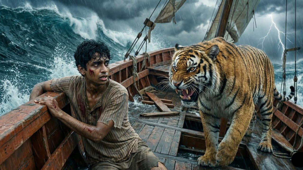 Trapped at Sea with a TIGER? Life of Pi Recap - YouTube