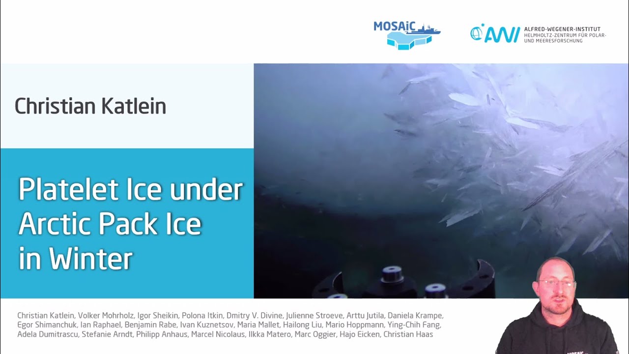 Platelet Ice under Arctic pack ice in winter - YouTube