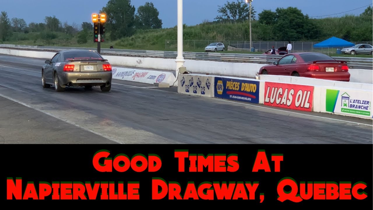 Rippin The New Edge Mustang At Napierville Dragway In Quebec - YouTube