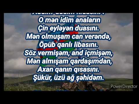 Mən şəhidəm. Nicat Fərman. Tünzalə Huseynova