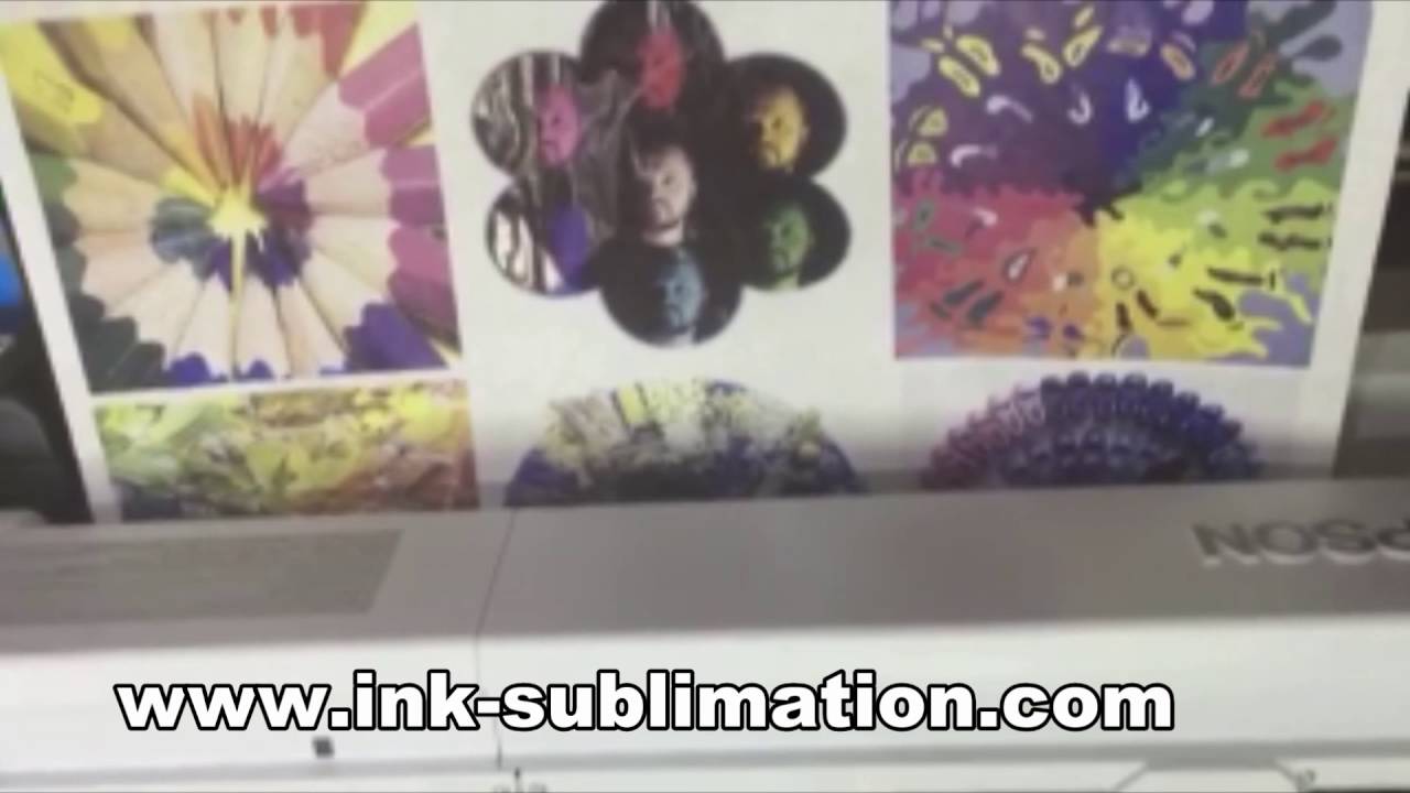 FW 45gsm fast dry sublimation paper with epson printer for sublimation ...