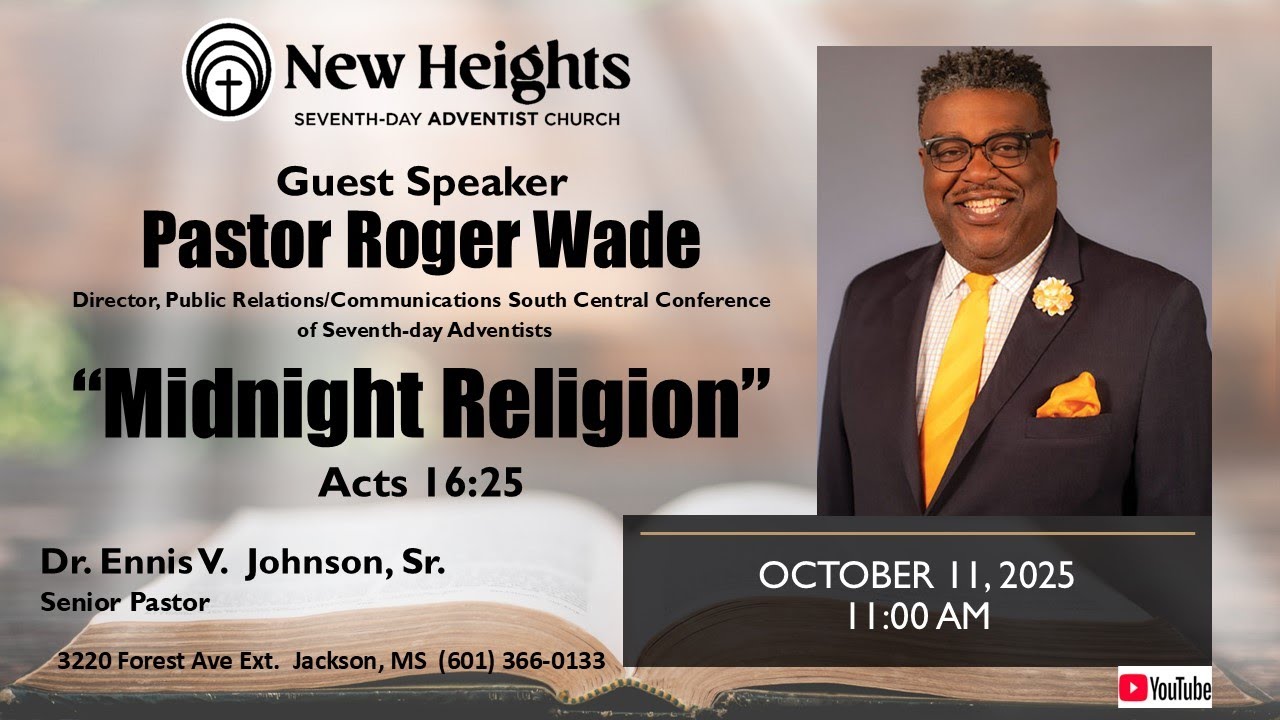 Divine Worship Service - October 11, 2025 - Pastor Roger Wade, Guest ...