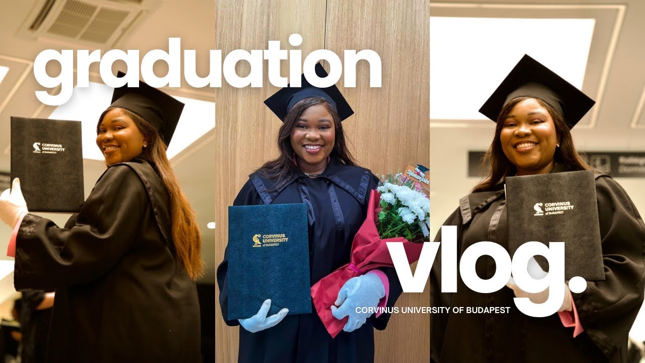 MSc Graduation Vlog | Prep + Ceremony | Corvinus University of Budapest ...