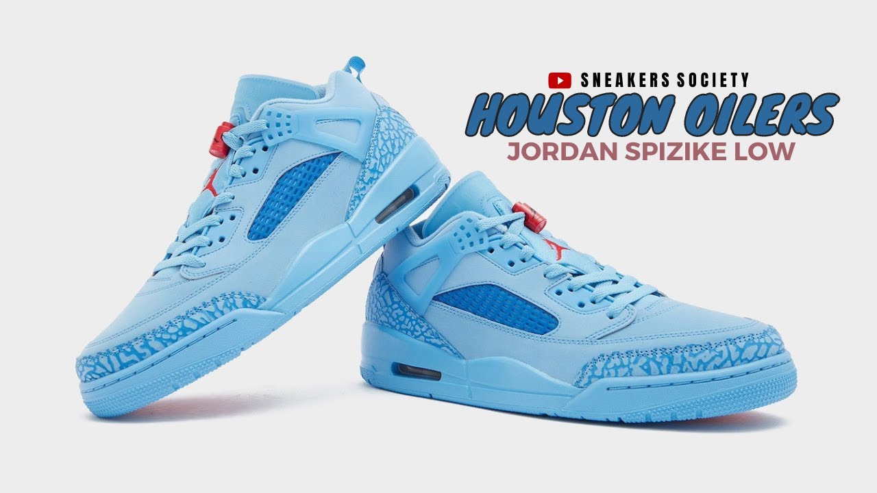 HOUSTON OILERS 2024 Jordan Spizike Low DETAILED LOOK+PRICE! - YouTube