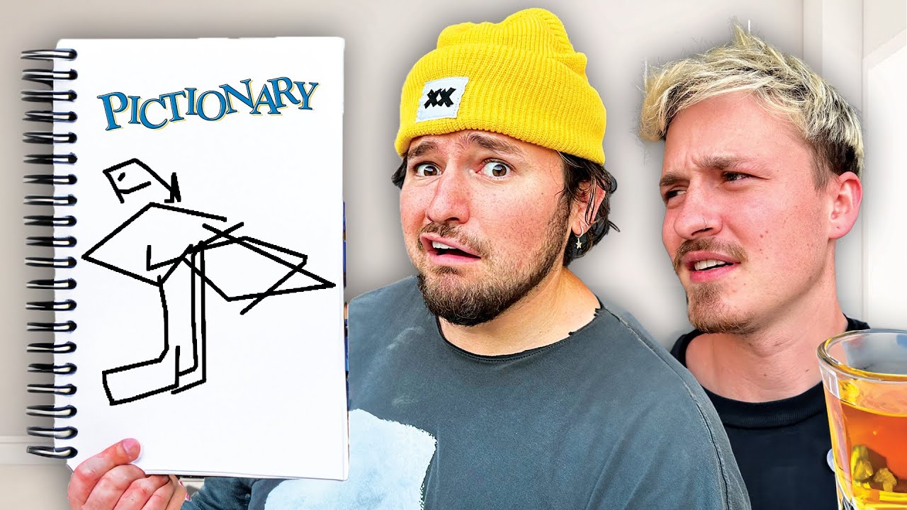 DRUNK PICTIONARY W/ THE BOYS - YouTube
