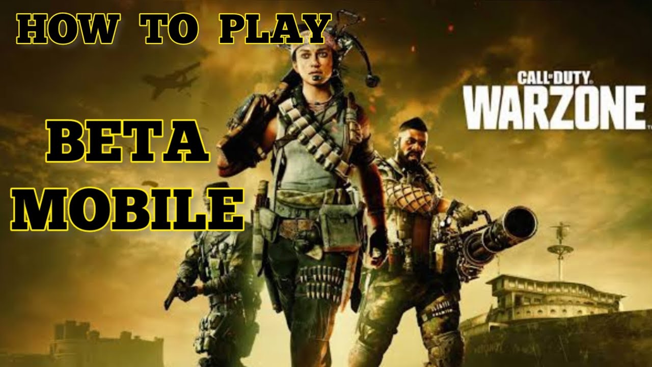 HOW TO PLAY COD WARZONE BETA TEST || COD WARZONE MOBILE BETA VERSION ...