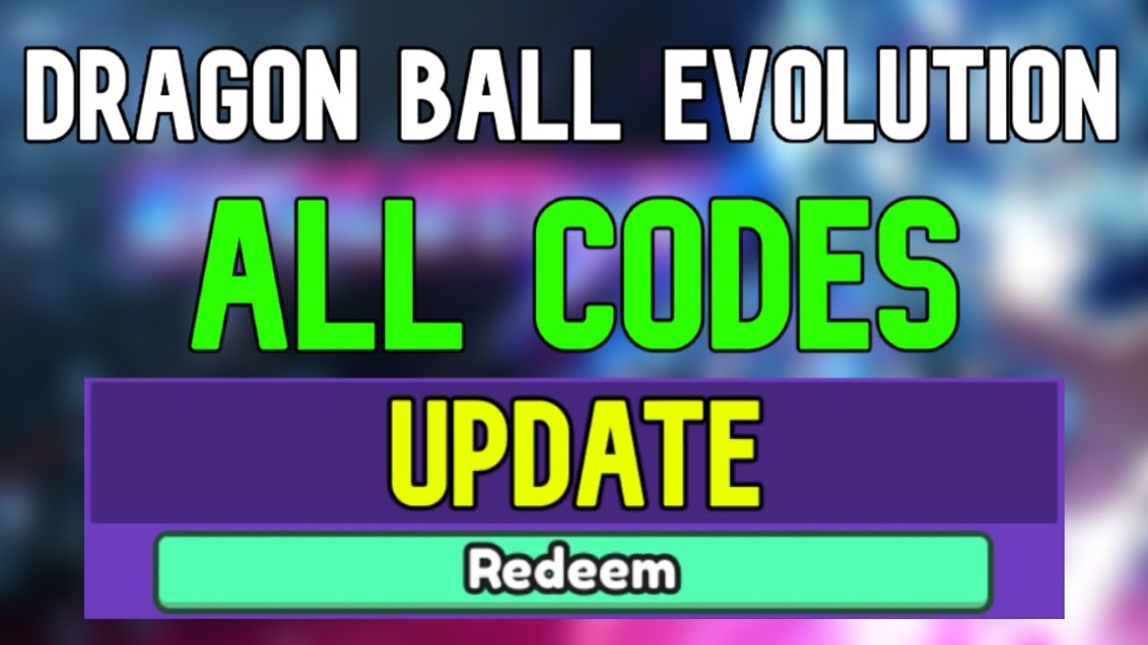 New Dragon Ball Evolution Codes | Roblox Dragon Ball Evolution Codes ...