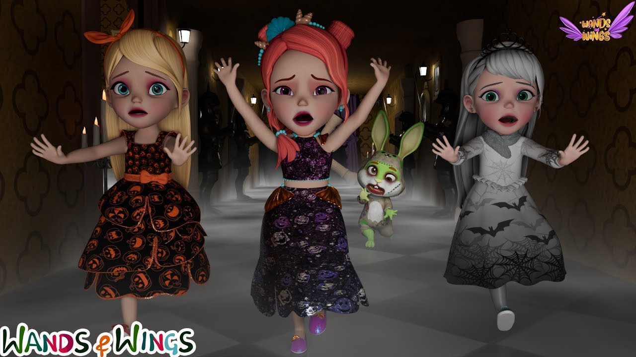 I See a Ghost | Princesses Halloween Song | Princess Tales - YouTube