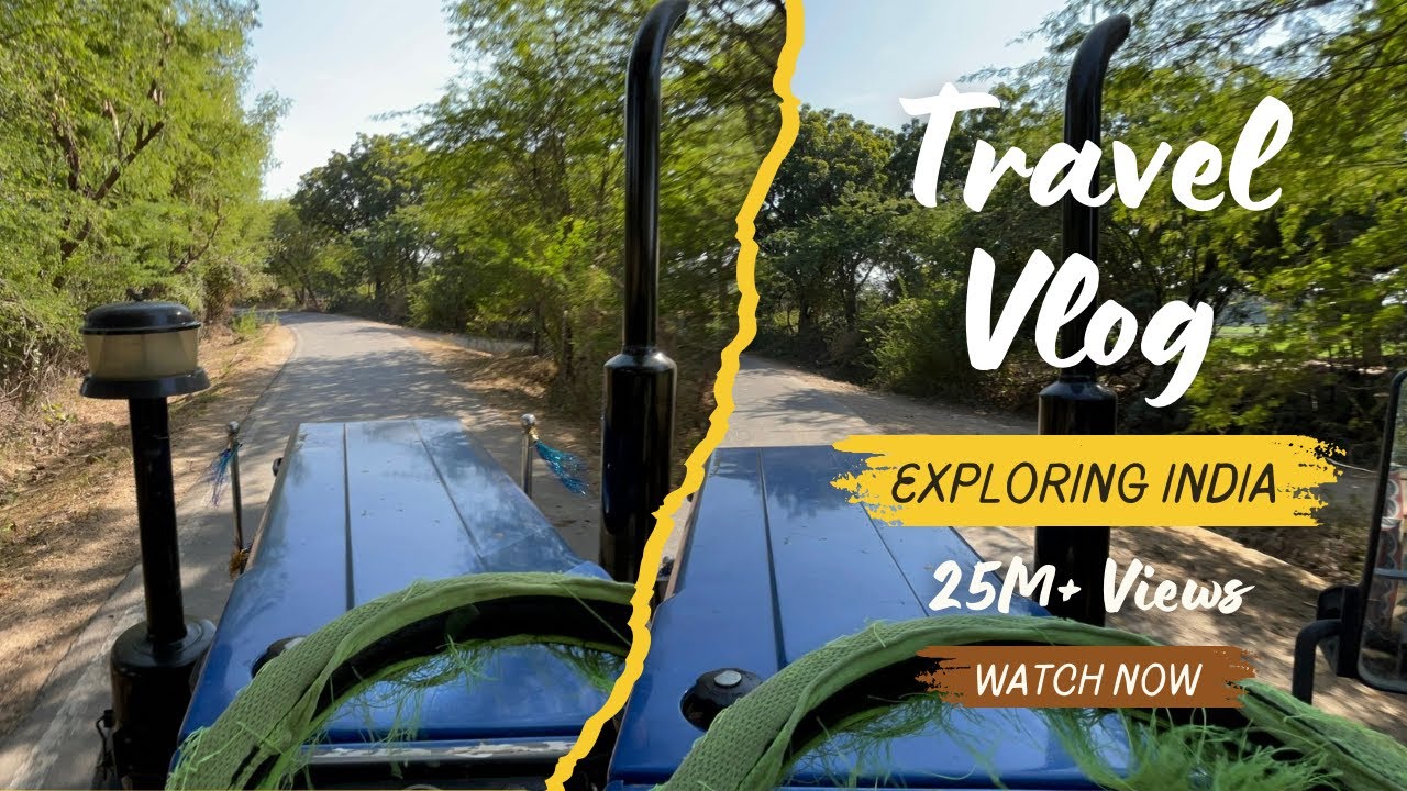 🌾😳😱Travel With Tractor In Village 🚜|| #tractor #travel #farming #swaraj ...