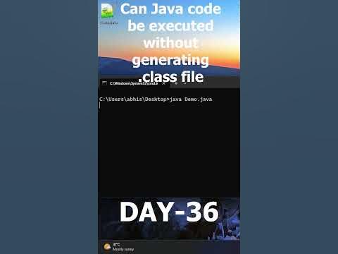 Can Java code be executed without generating .class file? #javaprogramming #shorts - YouTube