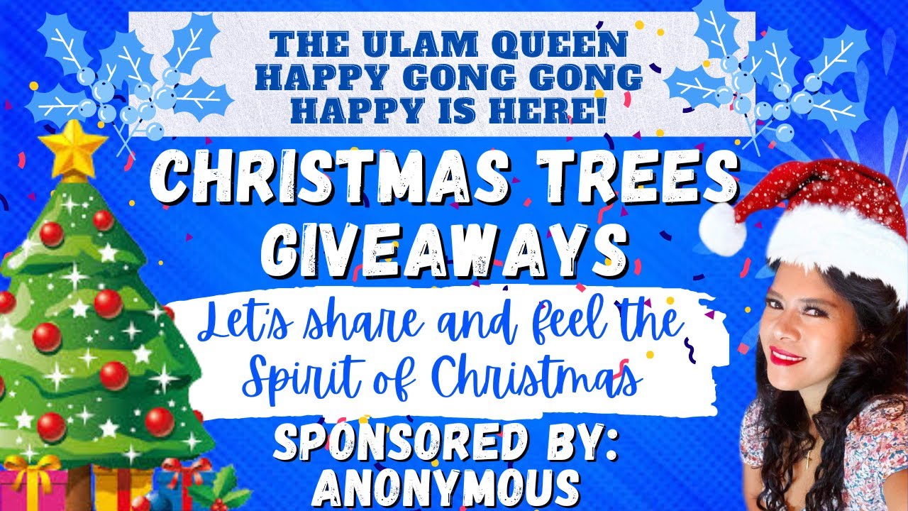 CHRISTMAS TREES GIVEAWAYS | MERRY CHRISTMAS - YouTube