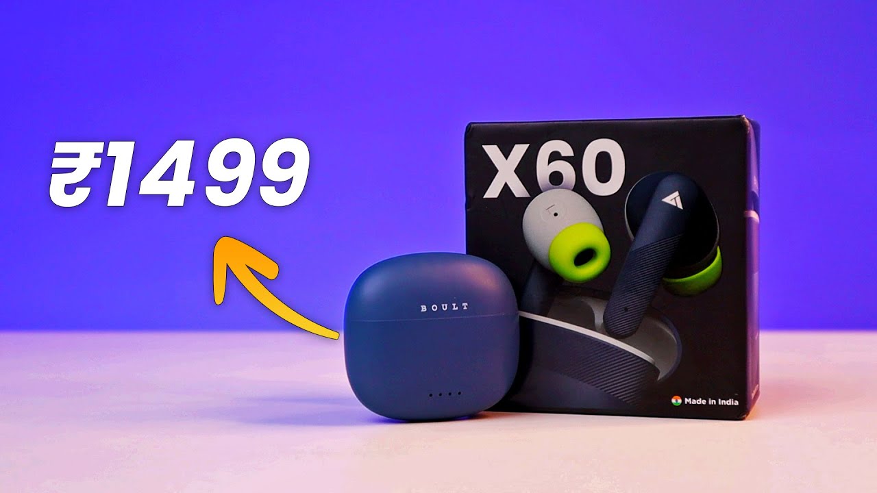 Boult Audio X60 True Wireless Earbuds with ANC Just at ₹1499⚡Best ...