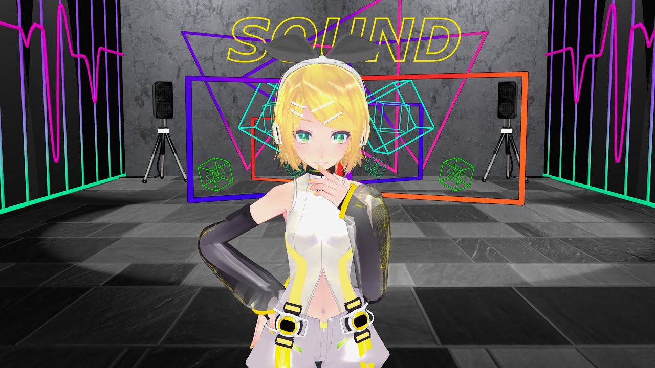 [Tda Rin] Side To Side Megastars [MMD Just Dance] - YouTube