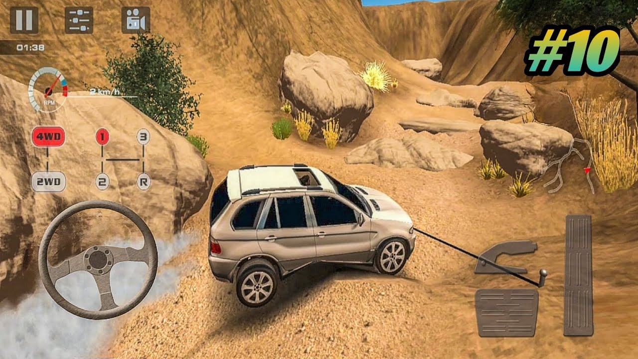 Pulling The Car Out Of The Desert Road [ Map-1] - Offroad Drive Desert ...
