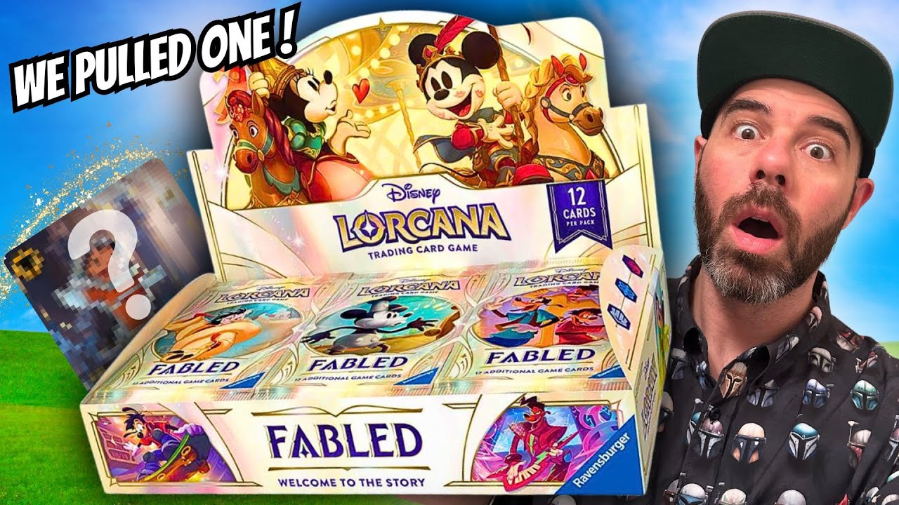 OPENING A DISNEY LORCANA FABLED BOOSTER BOX! - YouTube