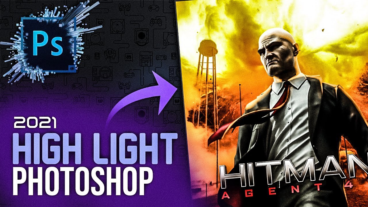 How to create stylish highlights in Photoshop - YouTube