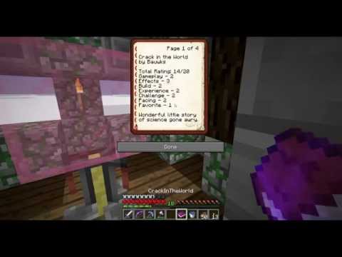 Map Review: Crack in the World (Minecraft Adventure) #Curator 27