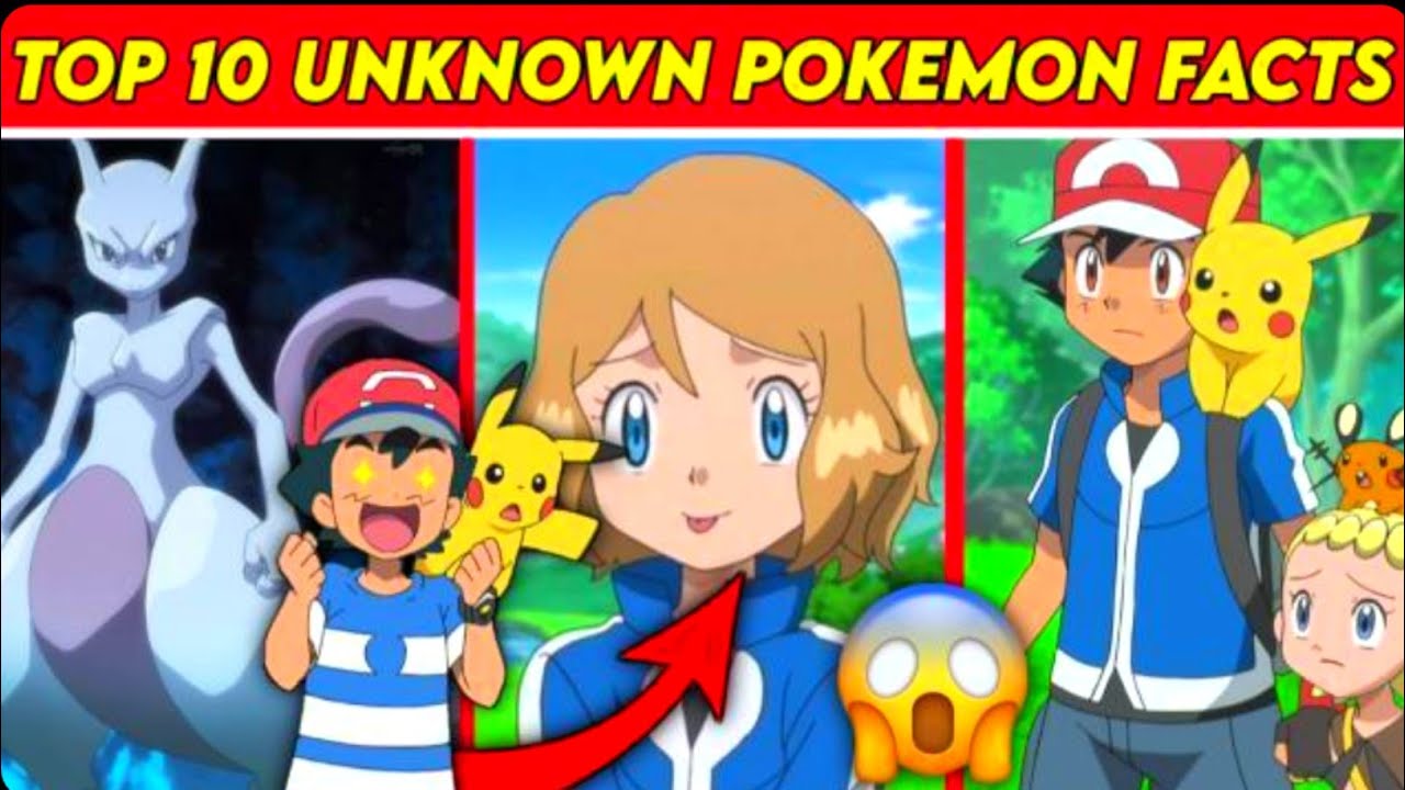 Top 10 Unknown Pokemon Facts| 20Interesting Pokemon Facts| 20 Amazing ...