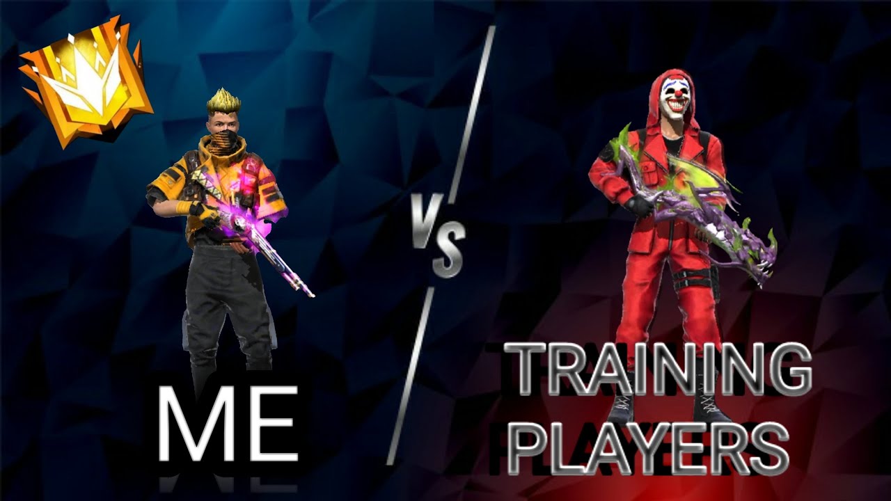 ME vs TRAINING PLAYERS CHALLENGE | headshot montage | Punit ff. - YouTube