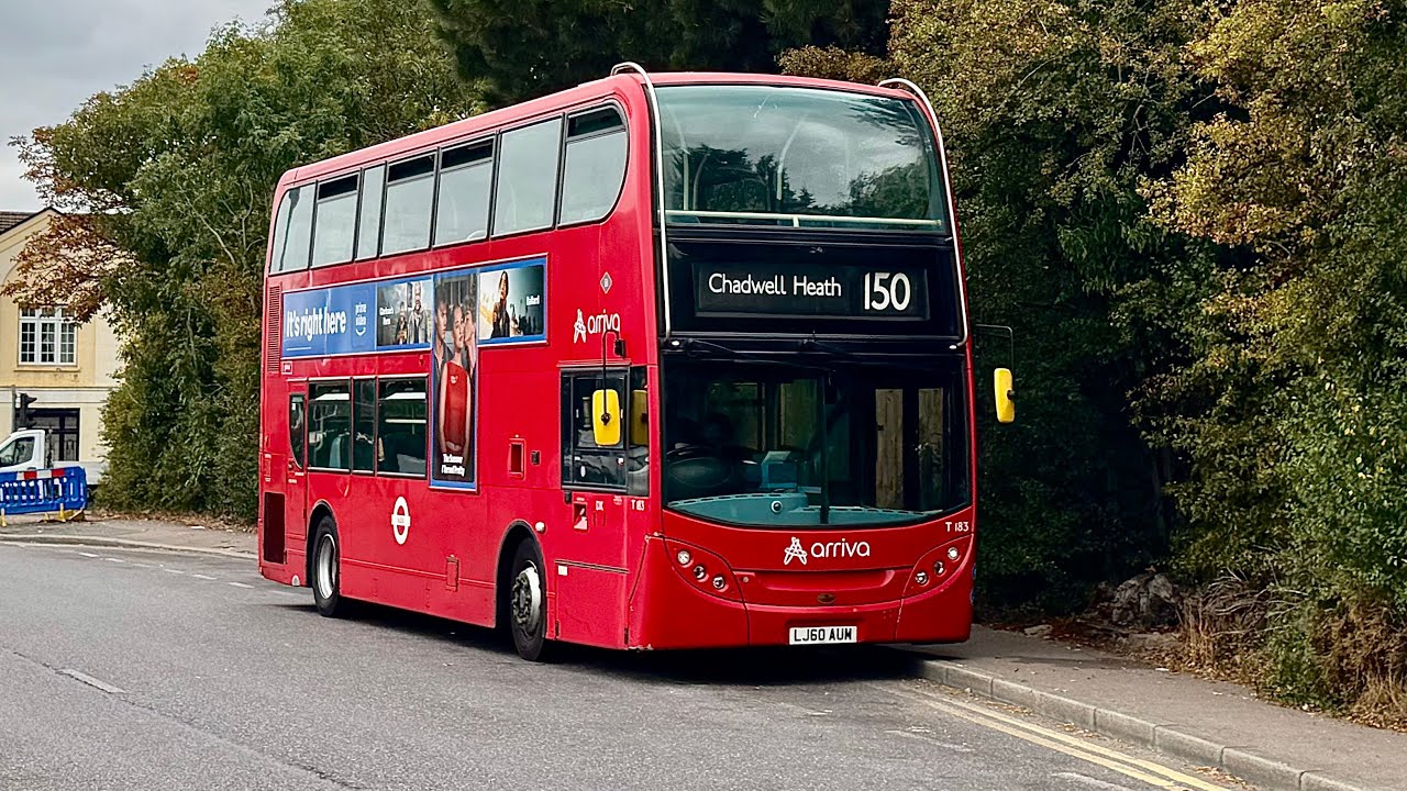 *Topodyn w/ Fast Driving* | Journey on Route 150 | Arriva London | T183 ...
