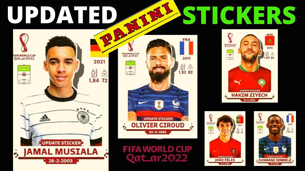STICKER UPDATE SET PANINI FIFA WORLD CUP QATAR 2022 - YouTube
