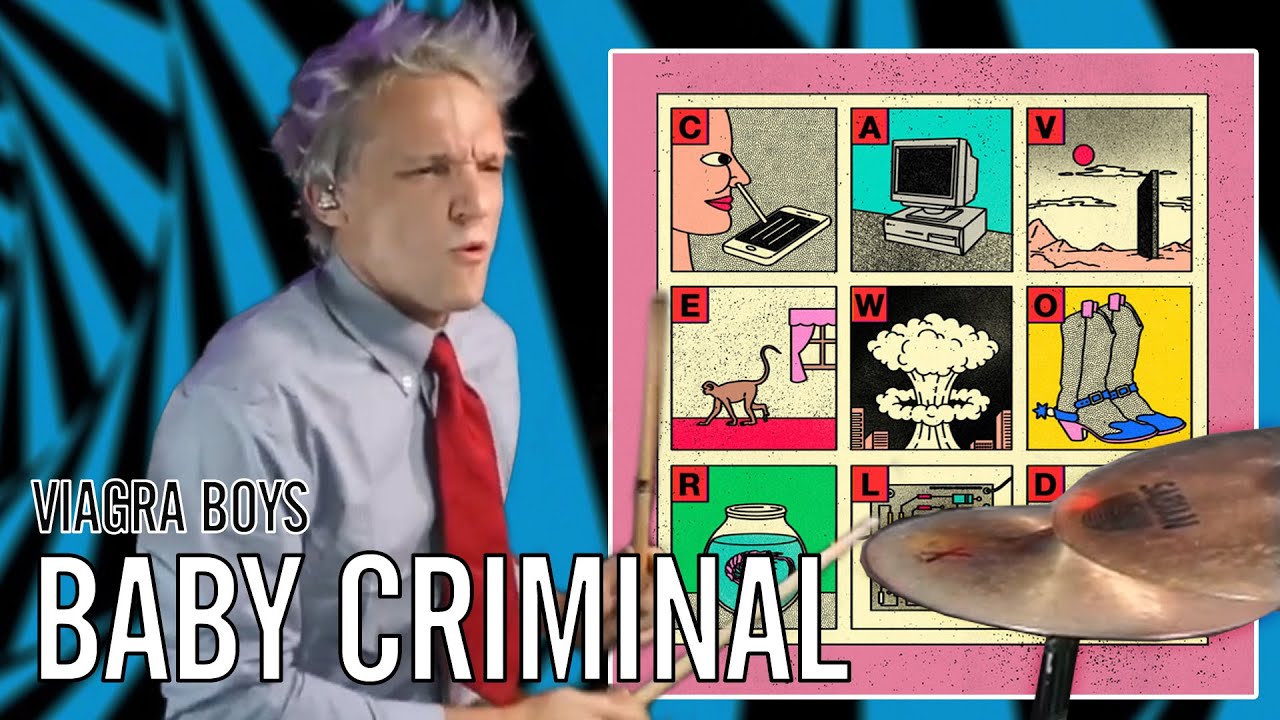 Viagra Boys - Baby Criminal | Office Drummer [Blind Playthrough] - YouTube