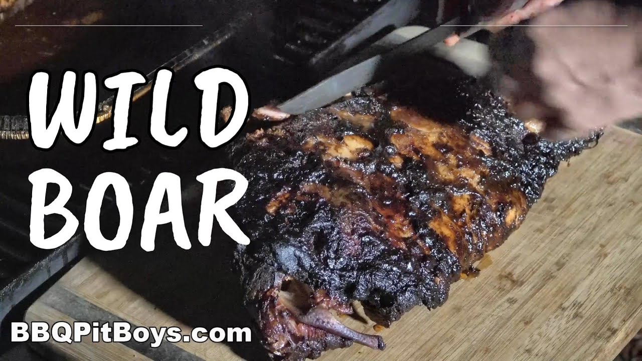 LEG OF WILD BOAR - YouTube