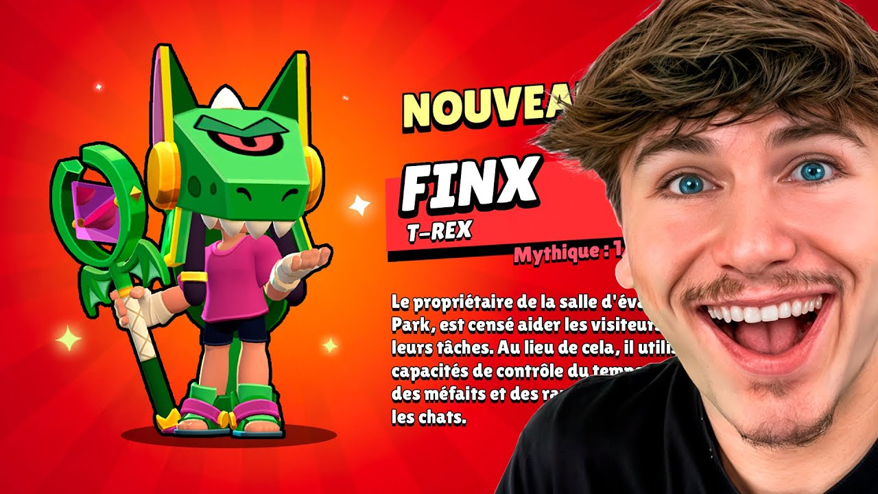 JE TEST LE NOUVEAU BRAWLER FINX !! (Incroyable) - YouTube