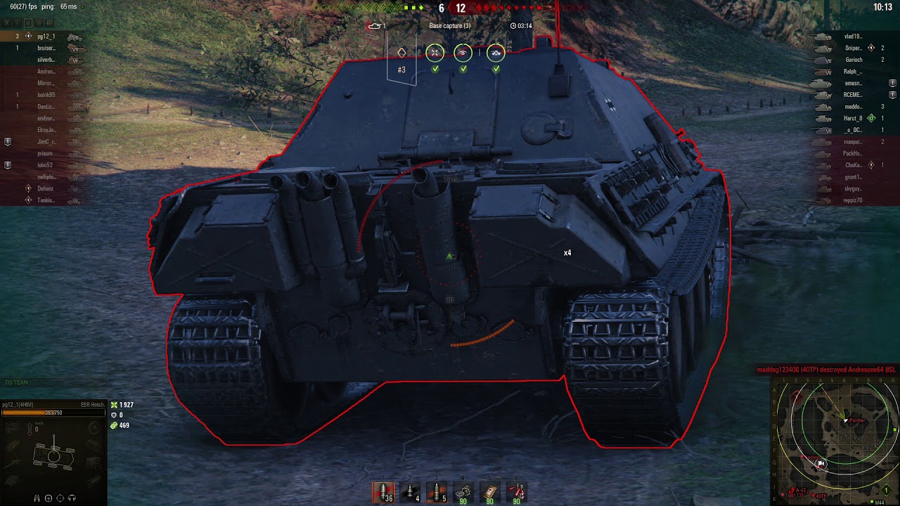 Hotchkiss EBR - 8 kills | 4,6k Damage | - YouTube