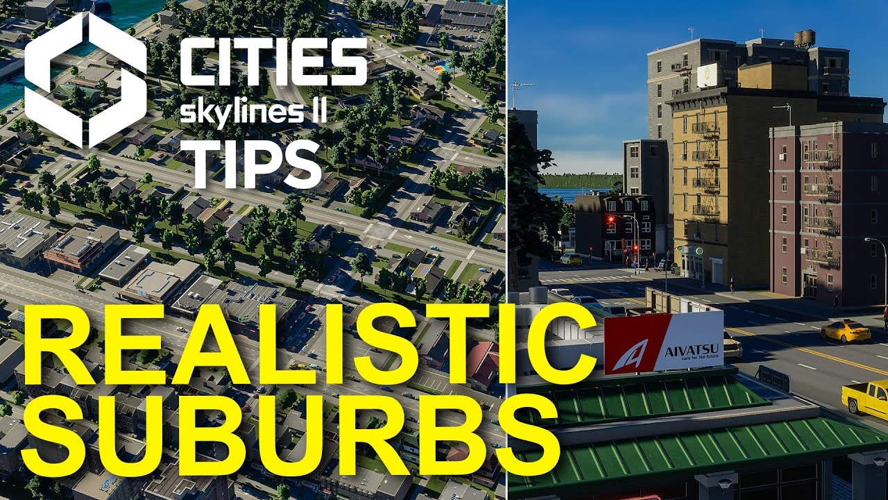 Realistic Suburbs in Cities Skylines 2: Quick Tips - YouTube