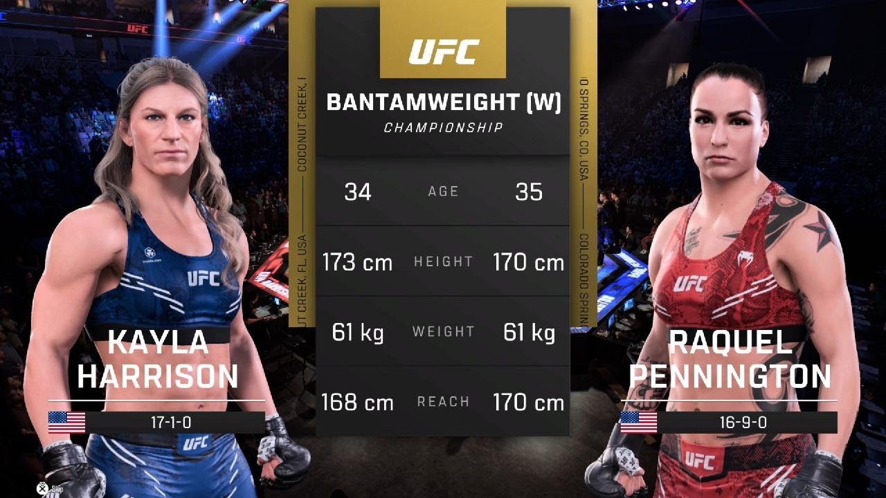 UFC 5: Kayla Harrison Vs Raquel Pennington in Stunning 4K Ultra HD ...