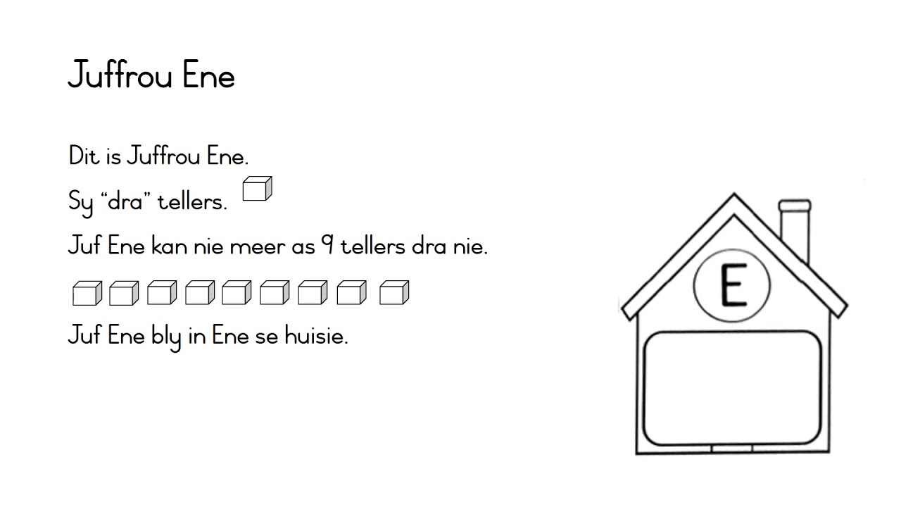 Graad 1| Tiene en ene - YouTube