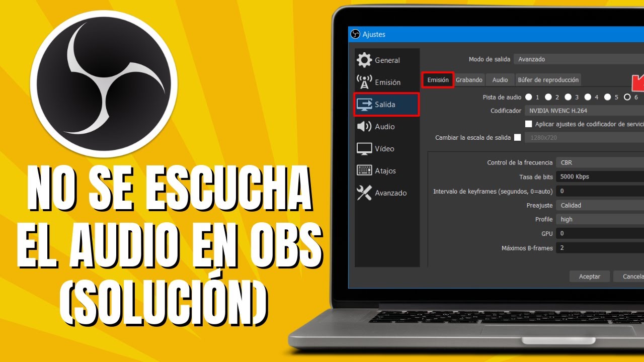 No Se Escucha El Audio En OBS (Solución) - YouTube