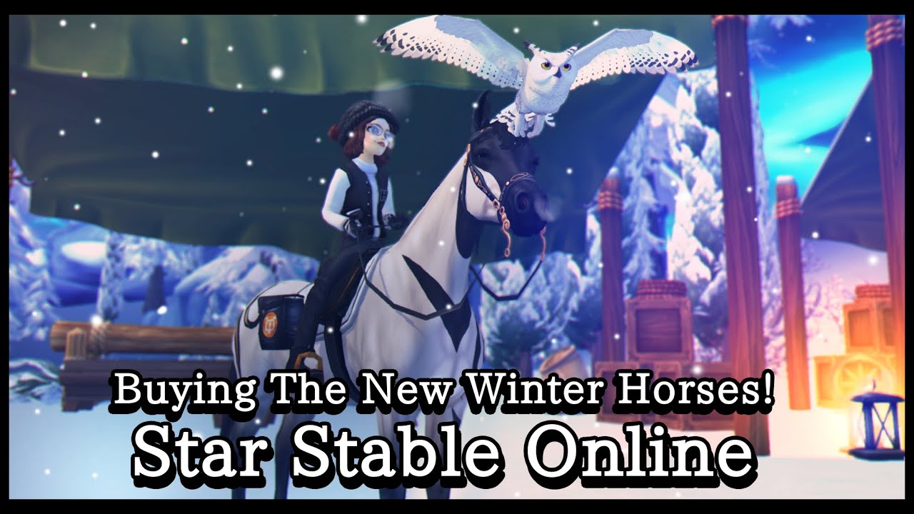 [Star Stable Online] Buying the new winter horses! Shadowshield ...