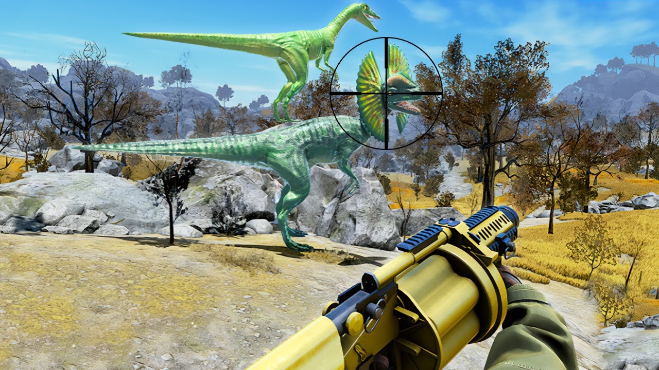 Wild Dinosaur Real Hunter Game Android Gameplay #2 | Play Zee - YouTube