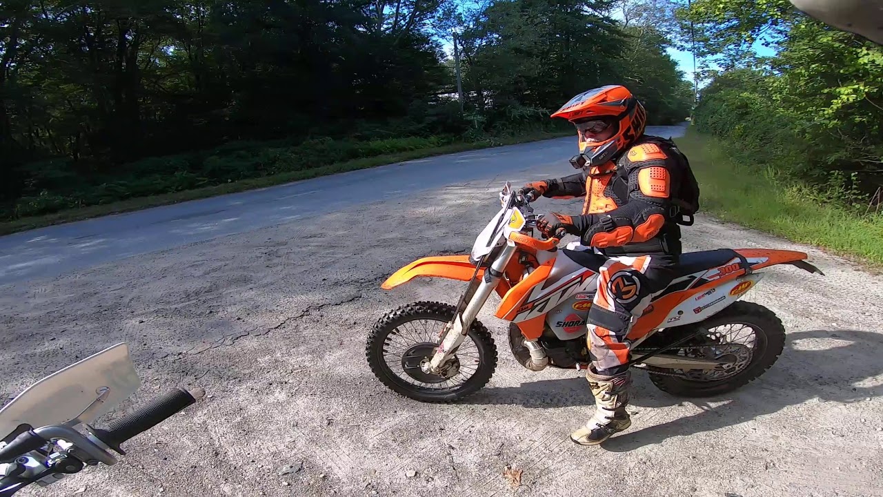Pachaug Loop Husqvarna TE300 8 31 19 - YouTube
