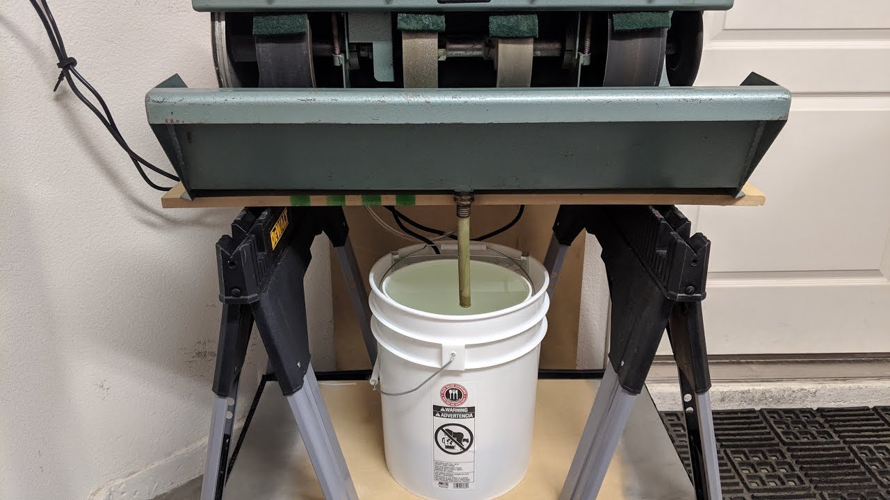 Raytech Gem Maker GSP-8A Recirculating Water Supply - YouTube