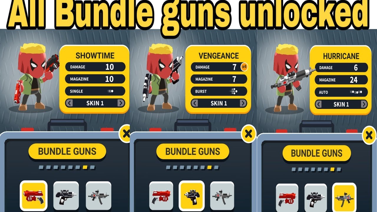 Johnny Trigger All BUNDLE Guns Unlocked - YouTube