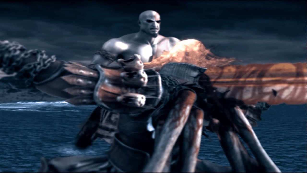 Kratos mata a Ares/ Kratos intenta salvar a su familia/ Kratos se ...