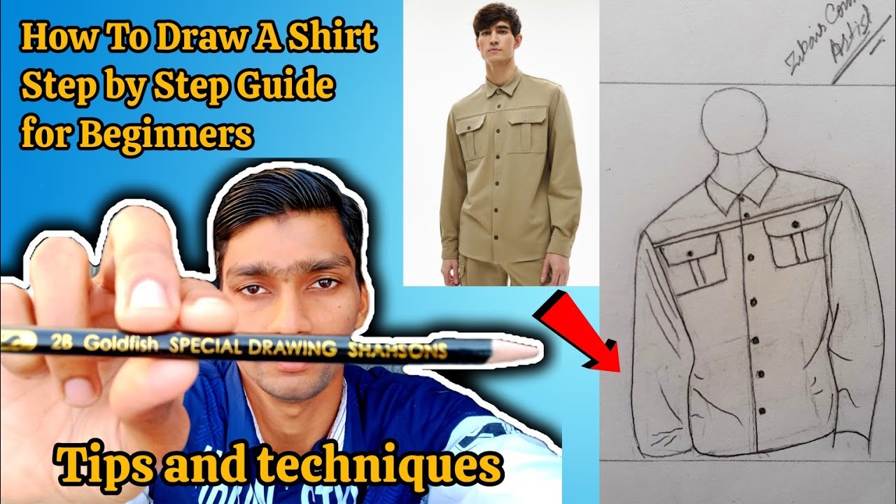 "How to Draw a Shirt: A Step-by-Step Guide for Beginners" / tips and ...