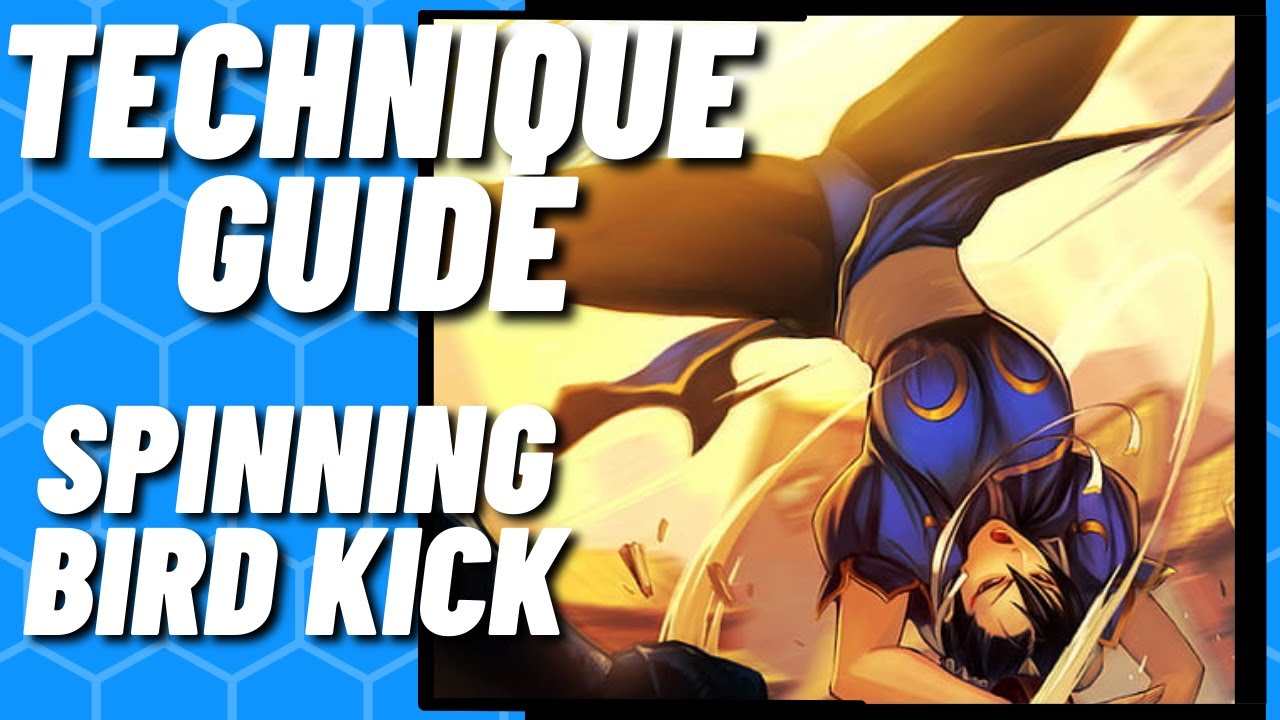 Chun-li spinning bird kick technique guide - YouTube