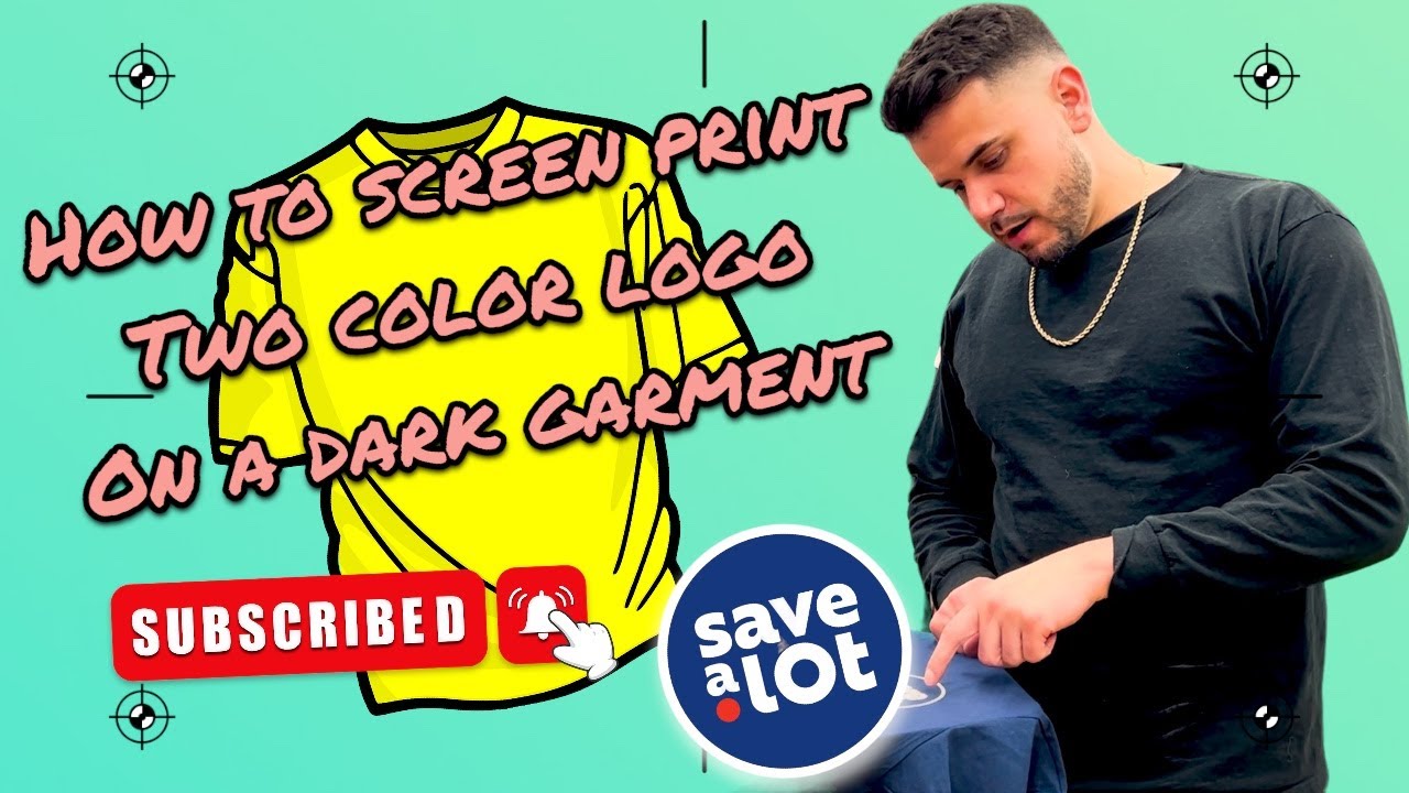 Easy HOW TO Tips for Screen Printing a 2-Color Image on Dark Shirts ...