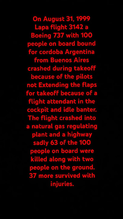 The terrifying story of Lapa flight 3142!! - YouTube