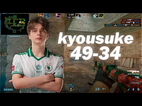 kyousuke (49-34) SOLOQ FACEIT 3800 ELO | CS2 DEMO POV + VOICECOMMS