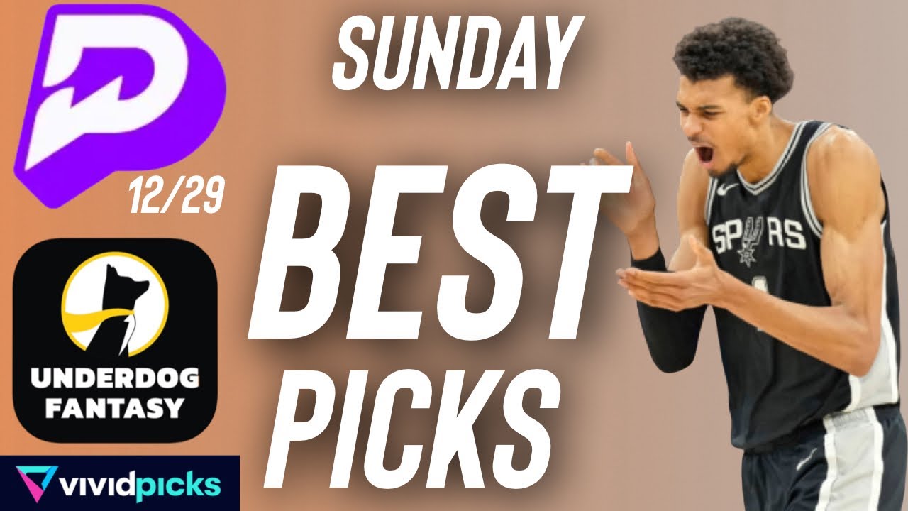 PrizePicks NBA Sunday Best Player Prop Bets 12/29/24 | Best NBA Picks ...
